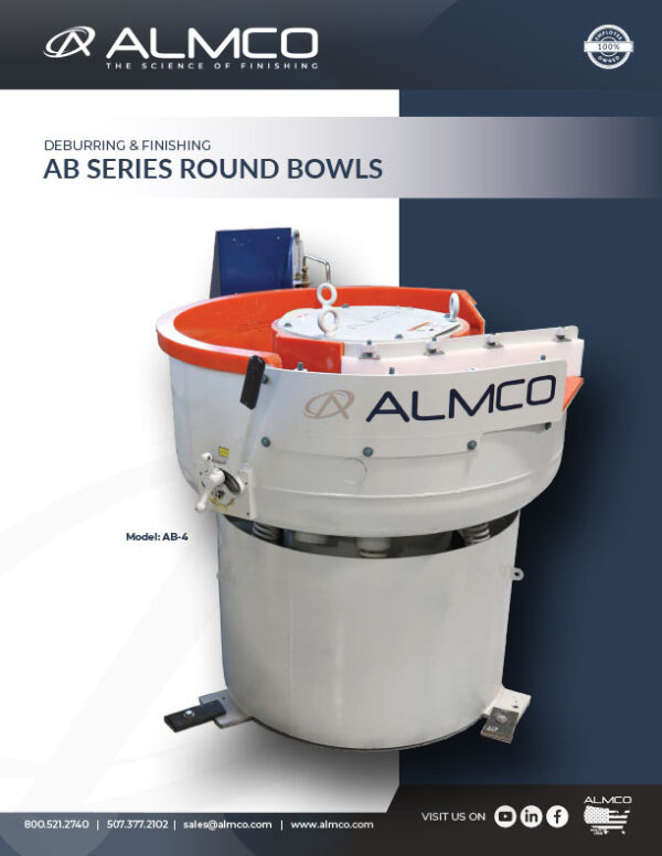 AB Series Vibratory Round Bowl - ALMCO